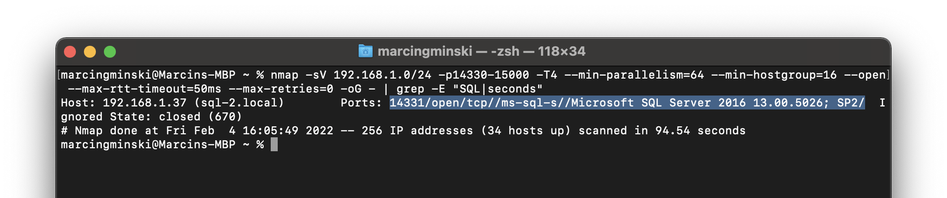 Should we run SQL Server on the default port 1433?